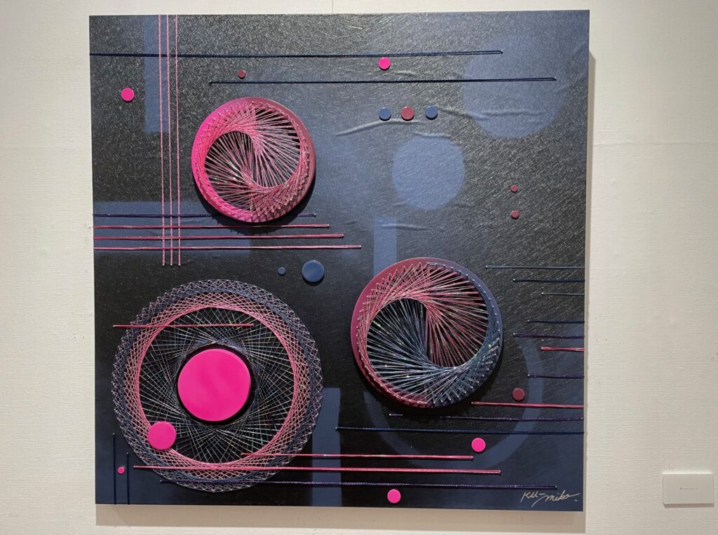 「ストリングアーティスト」美崎久美子さん 個展開催中 - アマテイ株式会社｜釘・ネジのアマテイ Amatei｜兵庫県尼崎市 ＊アマテイは、釘の ...